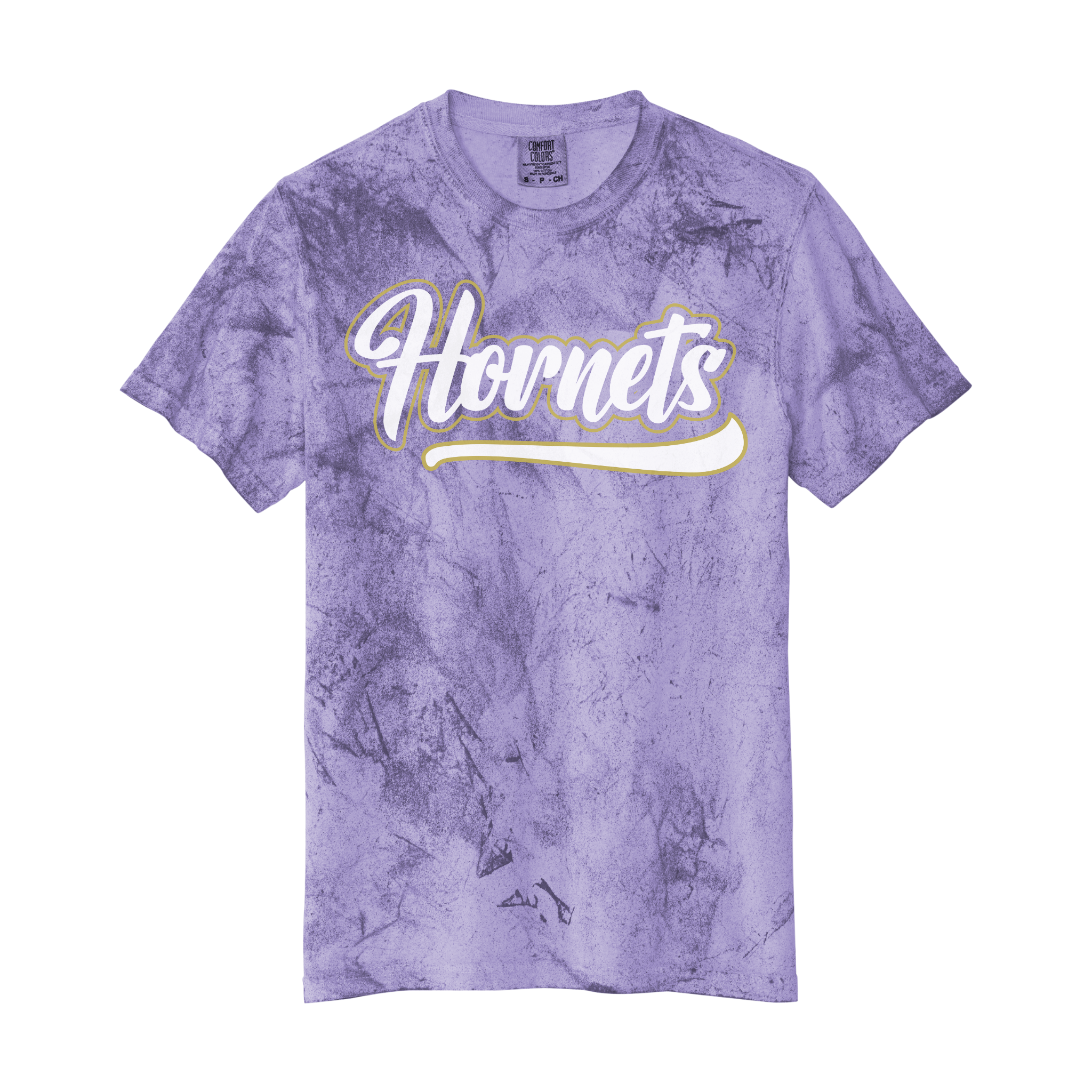 Premium Comfort Colors Thick Outline Cursive Hornets – DripGraphix